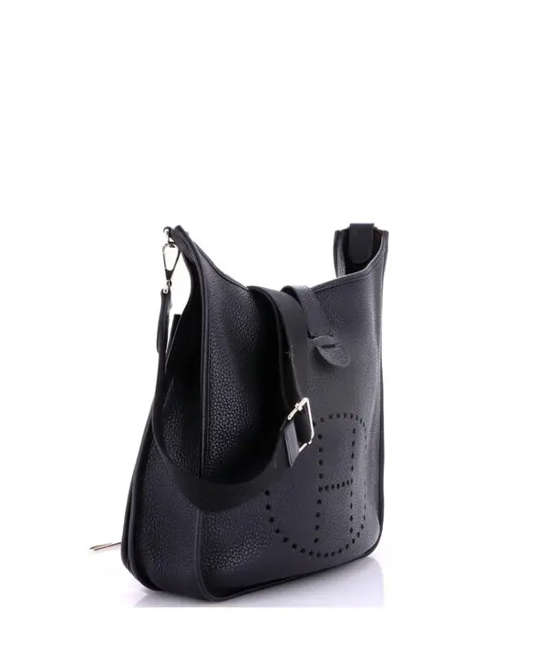Hermès Gm Evelyne Bag Gen Iii Clemence - Black