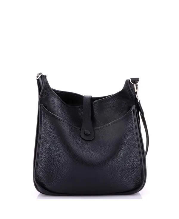 Hermès Gm Evelyne Bag Gen Iii Clemence - Black