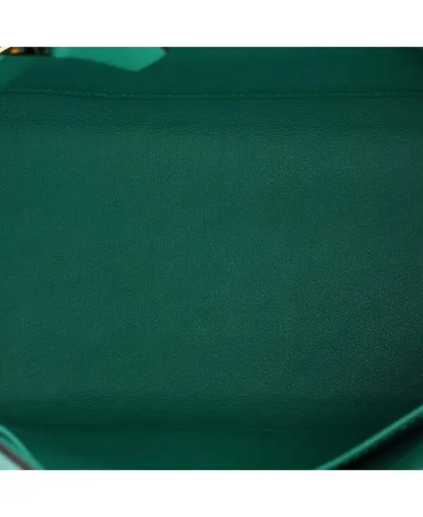 Hermès Kelly 25 Handbag Green Swift With Gold Hardware - Vert Verone