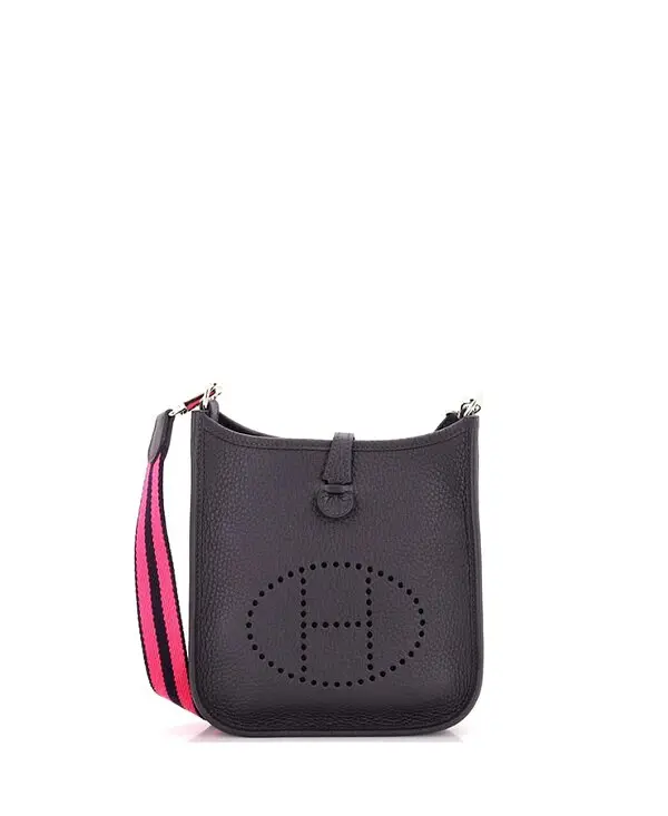 Hermès Tpm Evelyne Bag Gen Iii Clemence - Blue