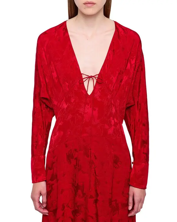 Zadig&Voltaire Rouna Jacquard Horses Silk Dress