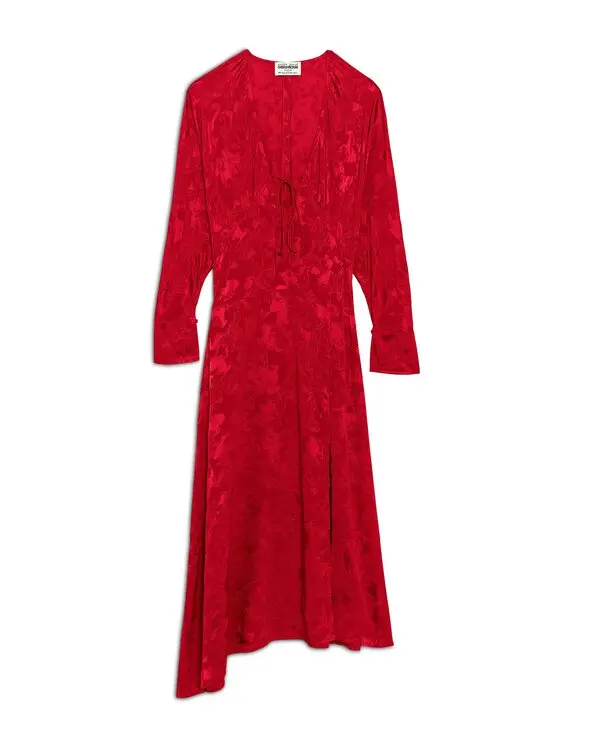 Zadig&Voltaire Rouna Jacquard Horses Silk Dress