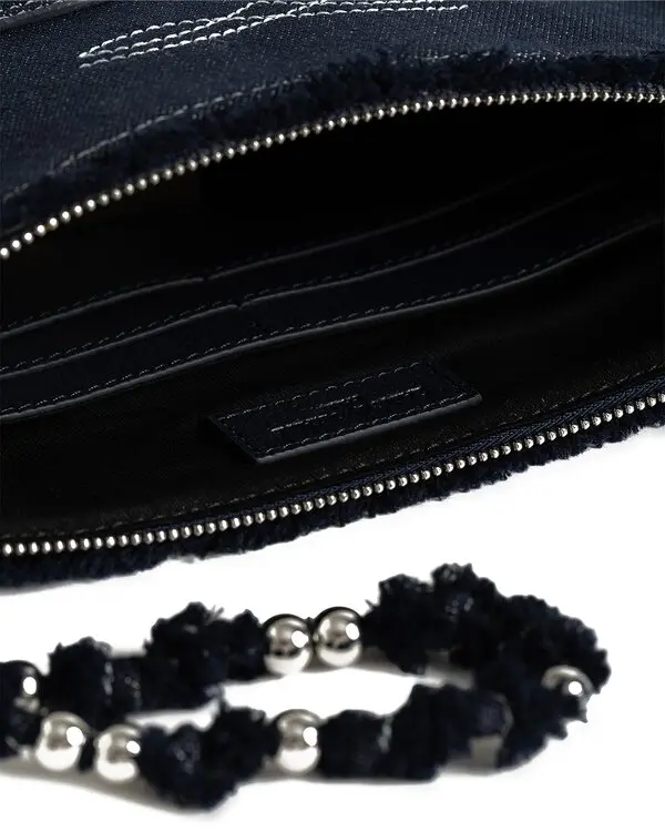 Zadig&Voltaire Angel Western Denim Pochette