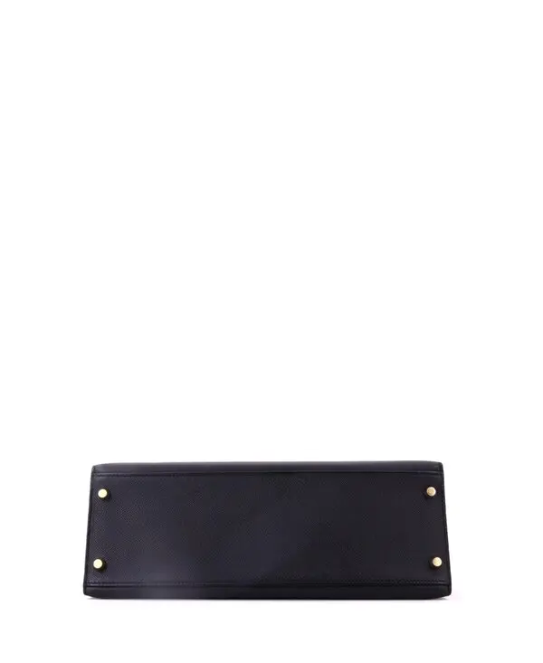Hermès Kelly 32 Handbag Black Epsom With Gold Hardware