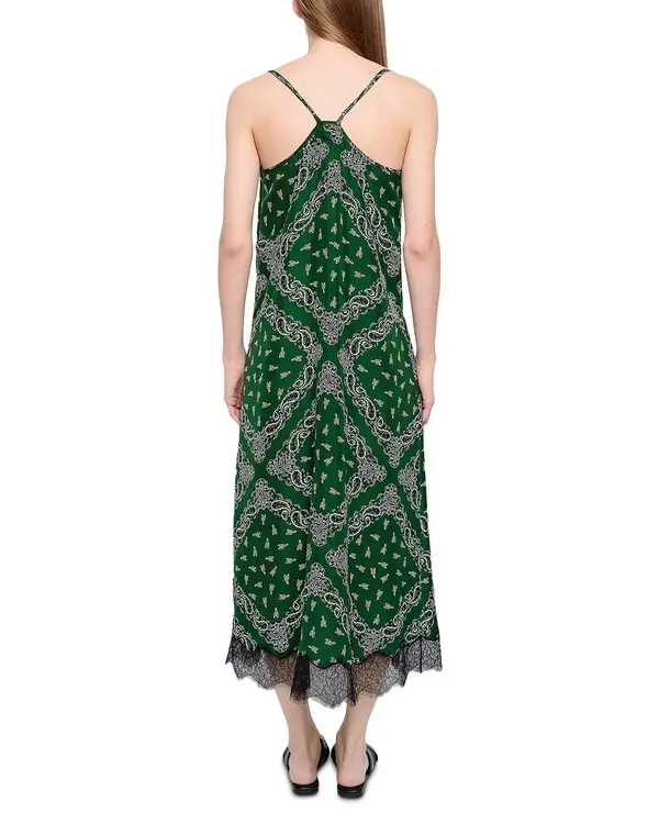 Zadig&Voltaire Respa Bandana Print Silk Dress