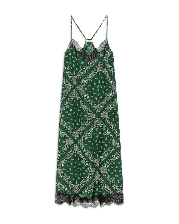 Zadig&Voltaire Respa Bandana Print Silk Dress