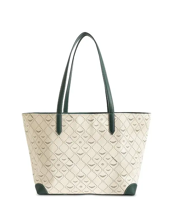Zadig&Voltaire Z Shopper Extra Large Monogram Coated Canvas Tote - Flash