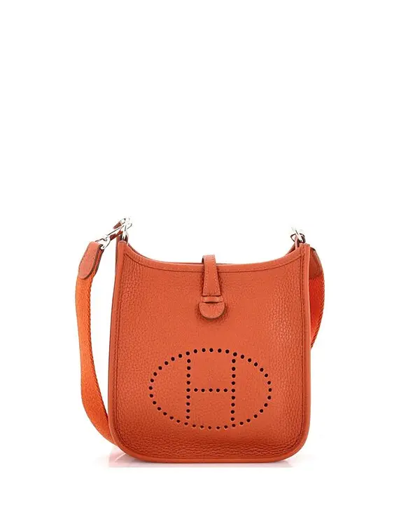 Hermès Tpm Evelyne Bag Gen Iii Clemence - Orange