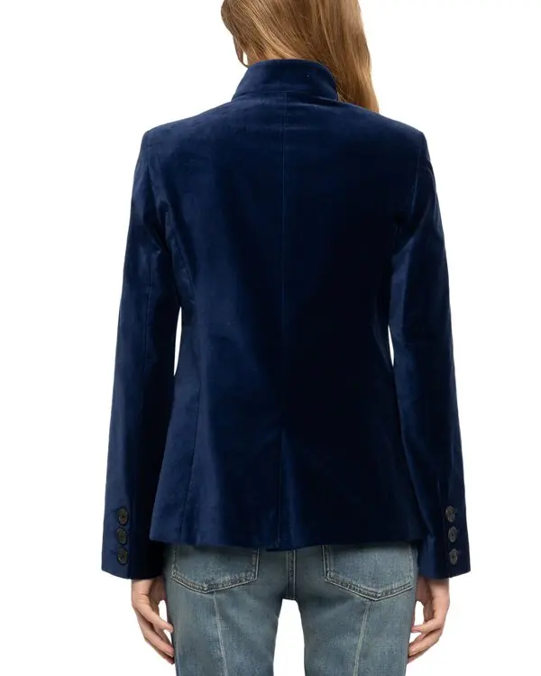 Zadig&Voltaire Vallo Velvet Blazer - Marine