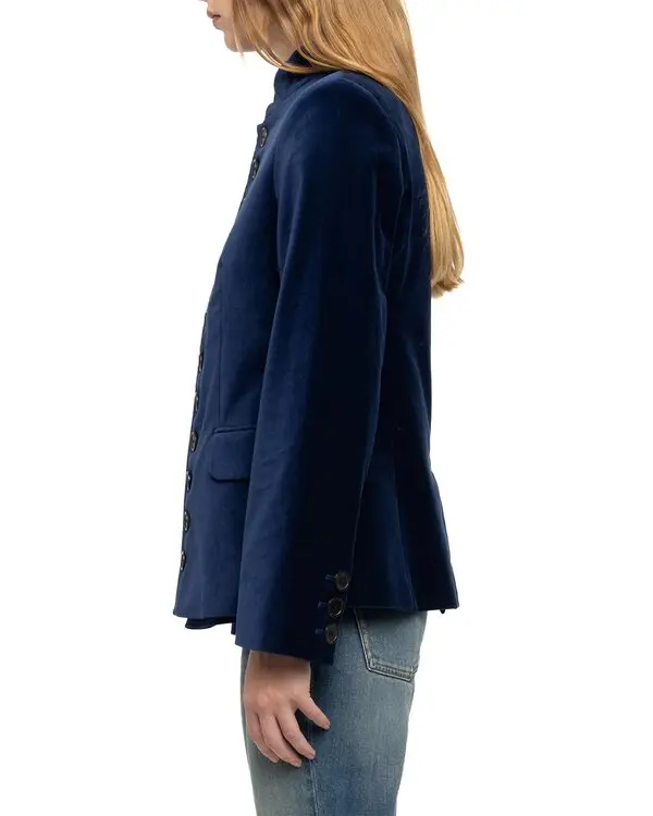 Zadig&Voltaire Vallo Velvet Blazer - Marine