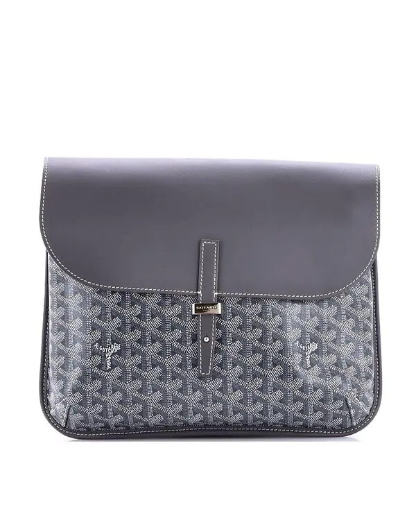 Goyard Coursier Messenger Bag Coated Canvas And Leather
