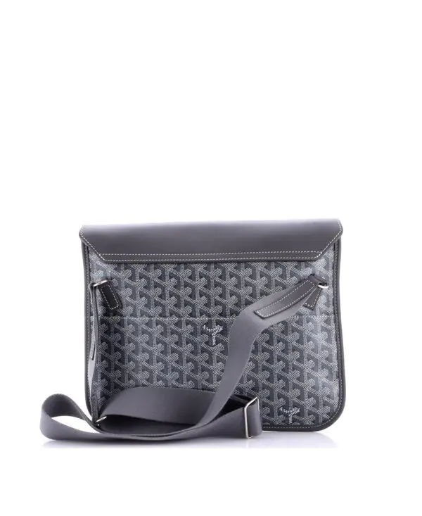 Goyard Coursier Messenger Bag Coated Canvas And Leather