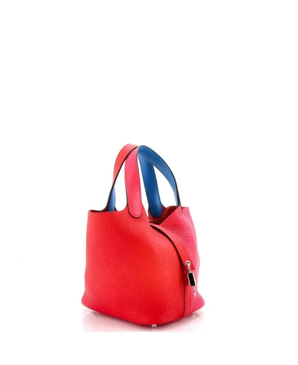 Hermès Pm Picotin Lock Bag Tricolor Clemence