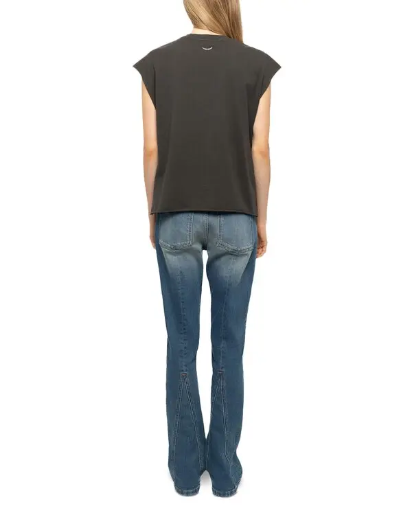 Zadig&Voltaire Cloe Hc Photo Moto Top