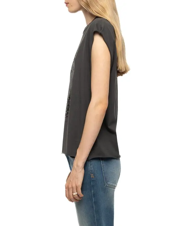 Zadig&Voltaire Cloe Hc Photo Moto Top