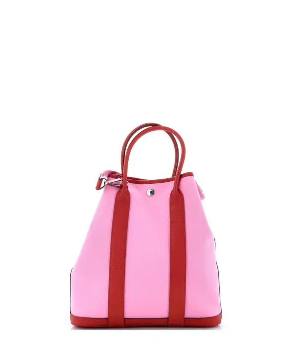 Hermès 28 Garden File Tote Toile And Leather