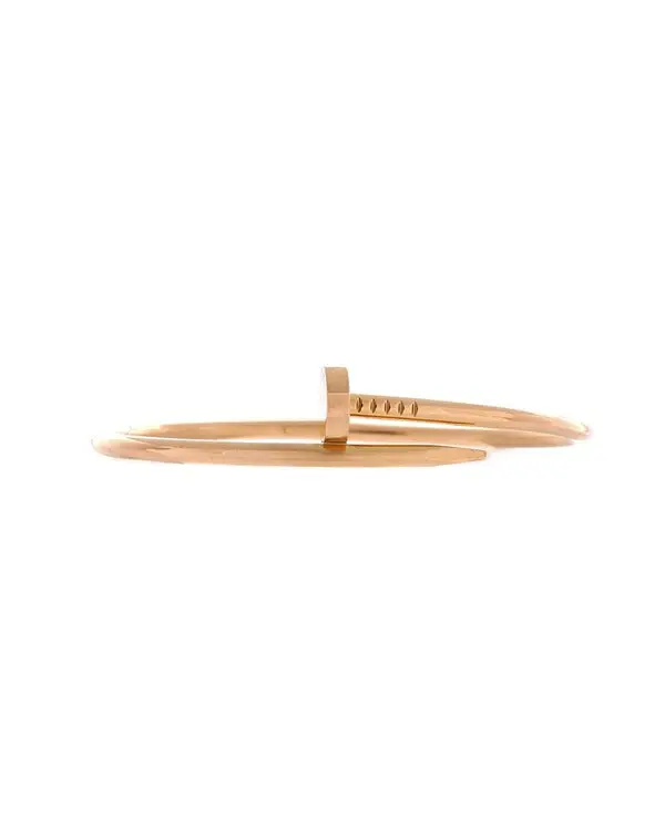 CARTIER Classic Juste Un Clou Bracelet 18k Rose Gold - Pink