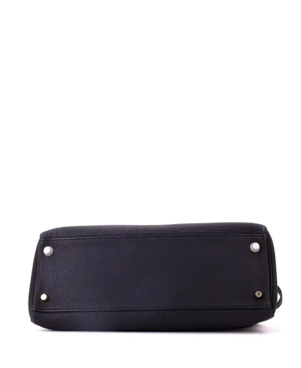 Hermès Kelly 32 Handbag Black Togo With Gold Hardware - Noir