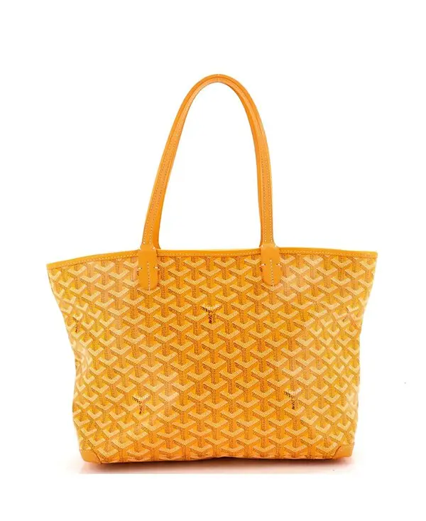 Goyard Pm Artois Tote Coated Canvas - Yellow