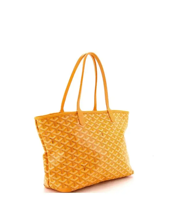 Goyard Pm Artois Tote Coated Canvas - Yellow
