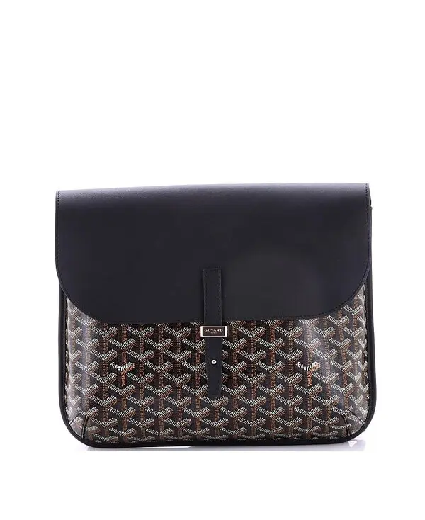 Goyard Coursier Messenger Bag Coated Canvas And Leather