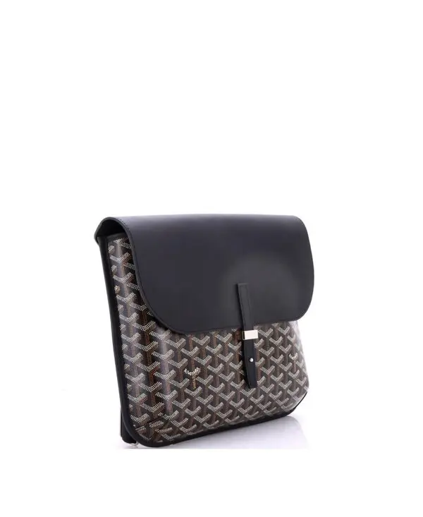 Goyard Coursier Messenger Bag Coated Canvas And Leather