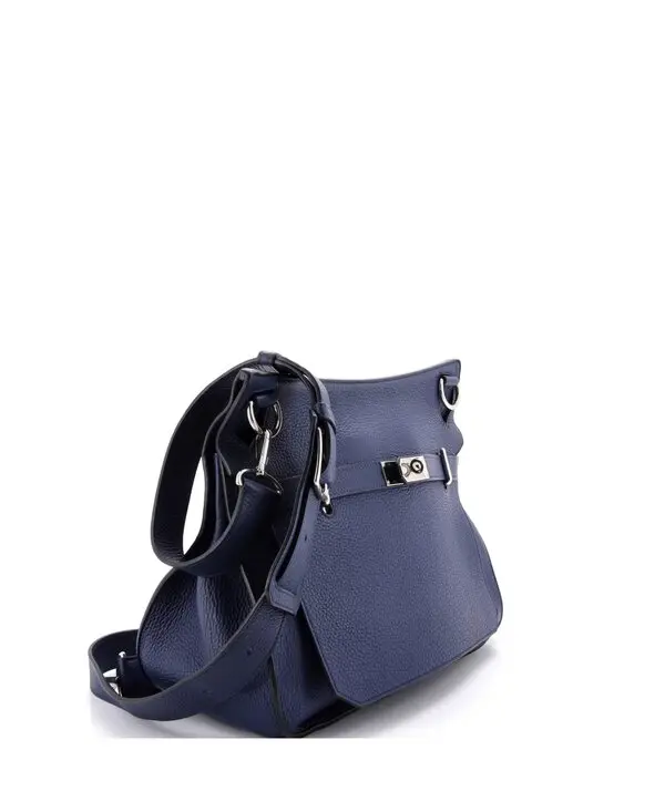Hermès 37 Jypsiere Bag Clemence - Blue