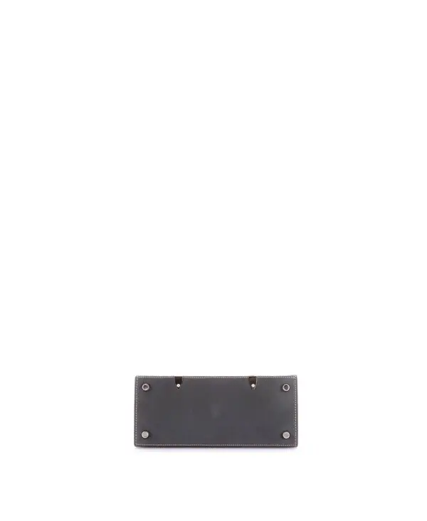 Goyard Structured Saigon Top Handle Bag Coated Canvas With Leather - Gray