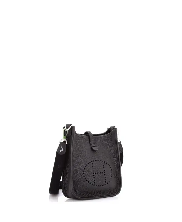 Hermès Tpm Evelyne Bag Gen Iii Clemence - Black