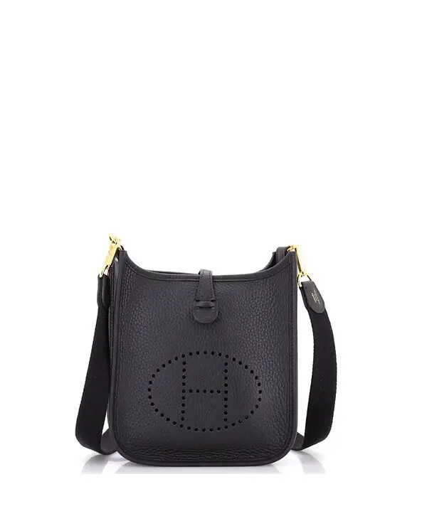 Hermès Tpm Evelyne Bag Gen Iii Clemence - Black