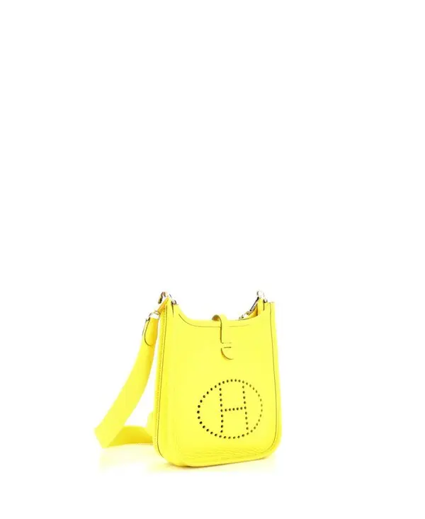 Hermès Tpm Evelyne Bag Gen Iii Clemence - Yellow