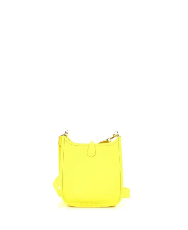 Hermès Tpm Evelyne Bag Gen Iii Clemence - Yellow
