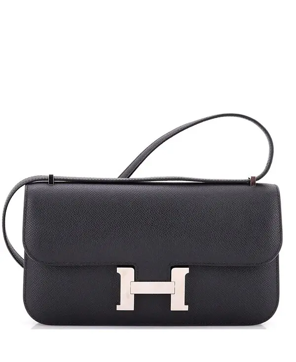Hermès 25 Constance Elan Nm Bag Epsom - Black