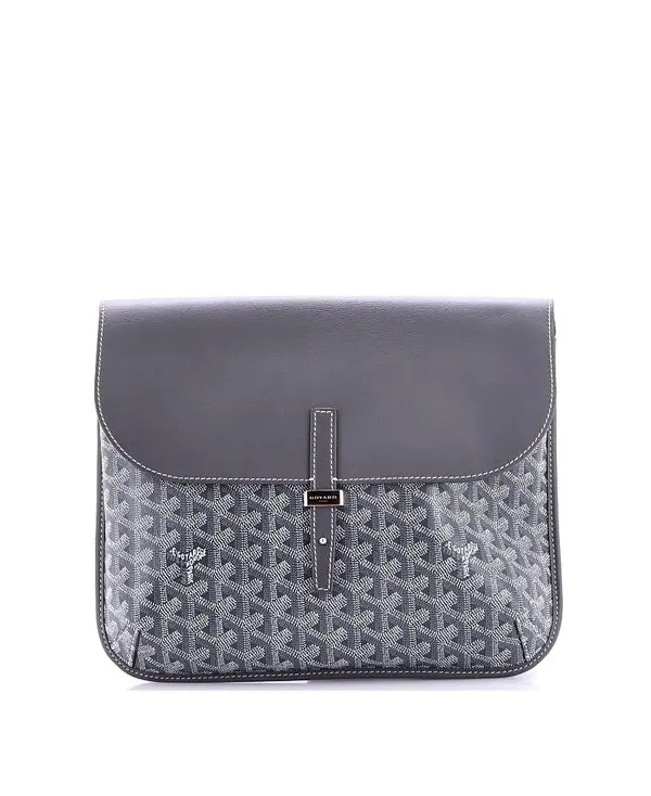 Goyard Coursier Messenger Bag Coated Canvas And Leather