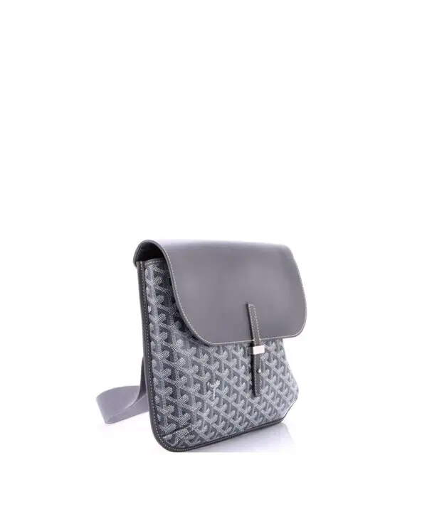 Goyard Coursier Messenger Bag Coated Canvas And Leather