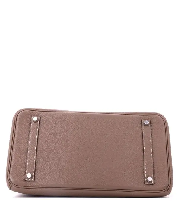 Hermès Birkin 35 Handbag Grey Togo With Palladium Hardware