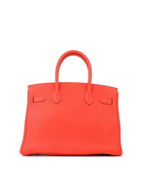 Hermès Birkin 30 Handbag Orange Togo With Gold Hardware - Capucine