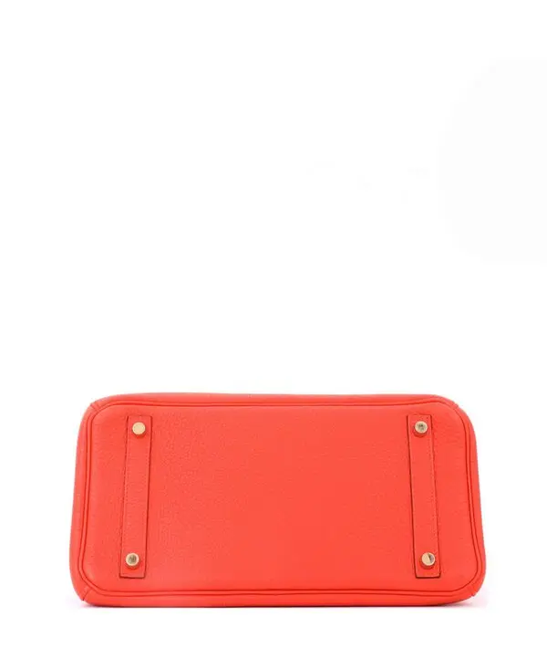 Hermès Birkin 30 Handbag Orange Togo With Gold Hardware - Capucine