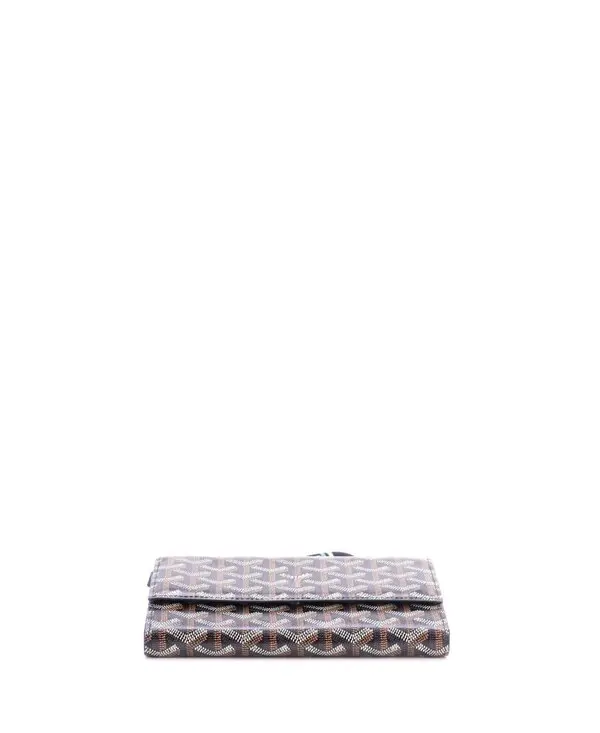 Goyard Varenne Continental Wallet With Strap Coated Canvas