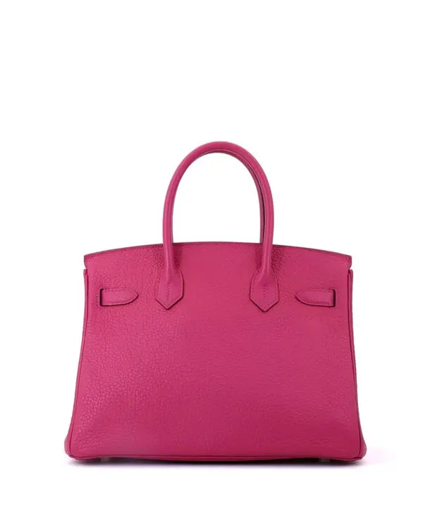 Hermès Birkin 30 Handbag Pink Fjord With Gold Hardware