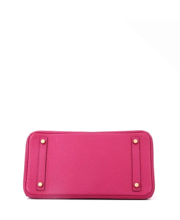 Hermès Birkin 30 Handbag Pink Fjord With Gold Hardware