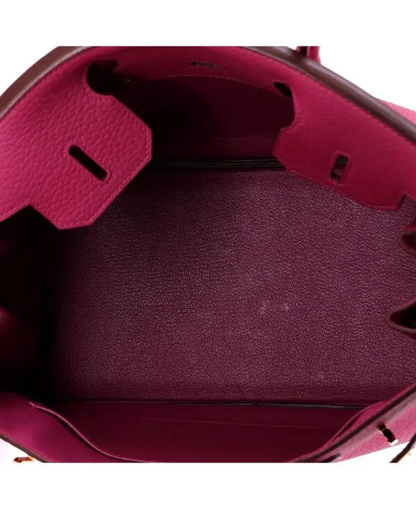 Hermès Birkin 30 Handbag Pink Fjord With Gold Hardware