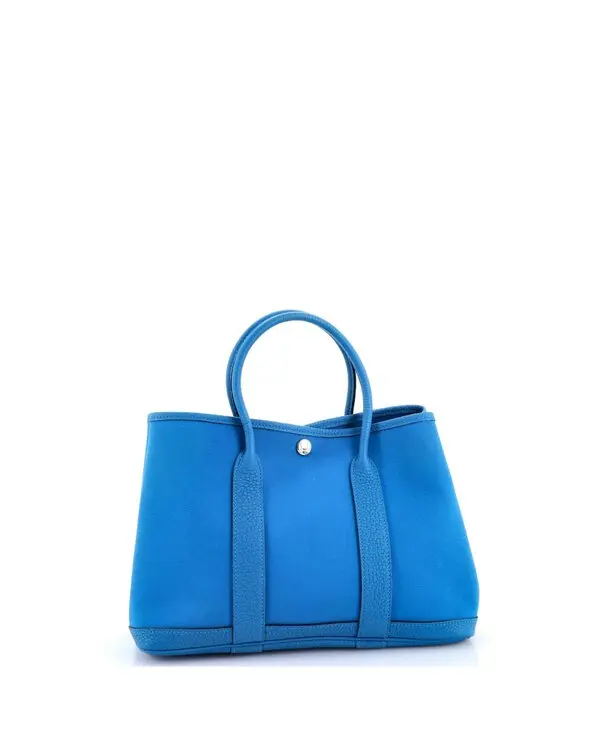 Hermès 30 Garden Party Tote Toile And Leather