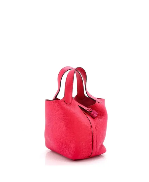 Hermès Pm Monochrome Picotin Lock Bag Clemence