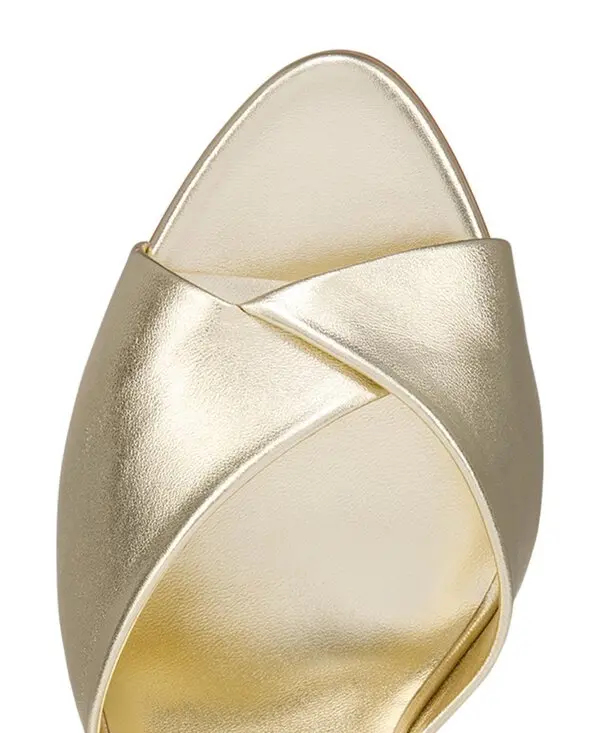CHRISTIAN LOUBOUTIN Fanny Slide Mule 85 Mm Sandals - Platine