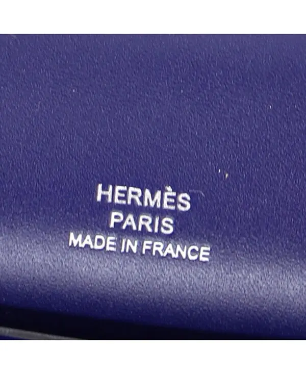 Hermès Chaine D'ancre To Go Wallet Tadelakt - Blue