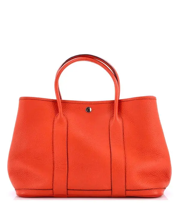 Hermès 36 Garden Party Tote Leather - Red