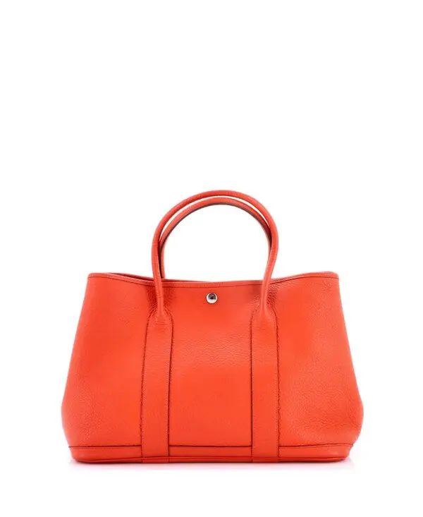 Hermès 36 Garden Party Tote Leather - Red