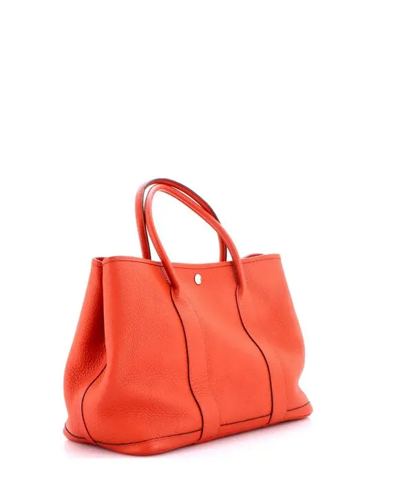 Hermès 36 Garden Party Tote Leather - Red