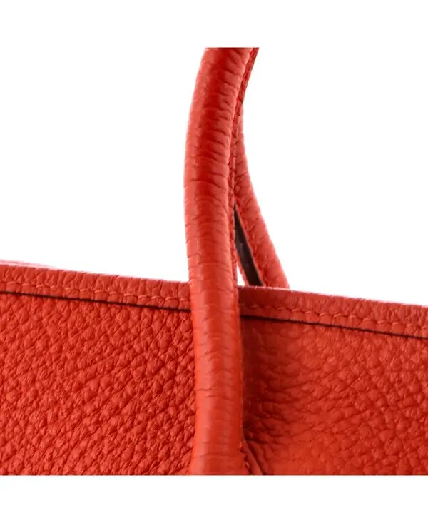 Hermès 36 Garden Party Tote Leather - Red